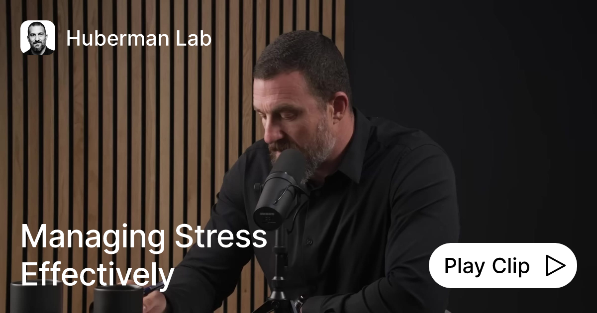 Play Clip on Huberman Lab's Hub