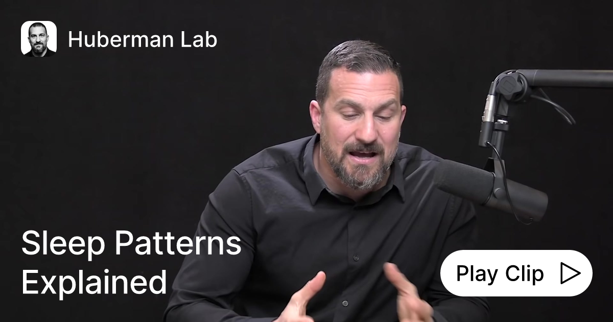 Play Clip on Huberman Lab's Hub