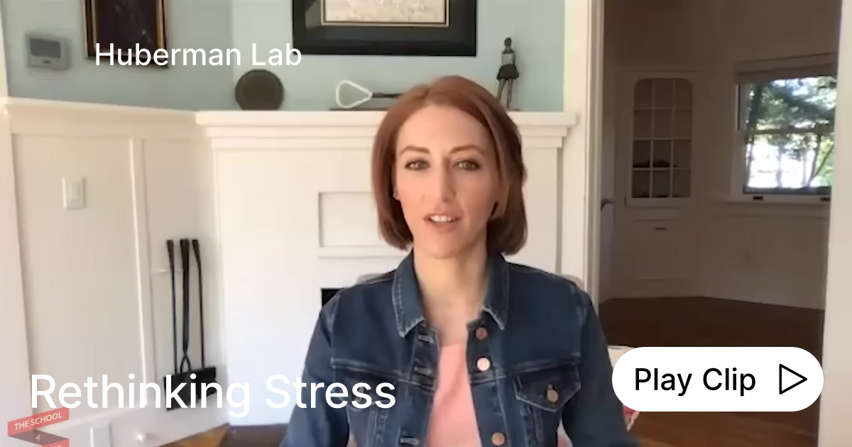 Rethinking Stress | Ask Huberman Lab