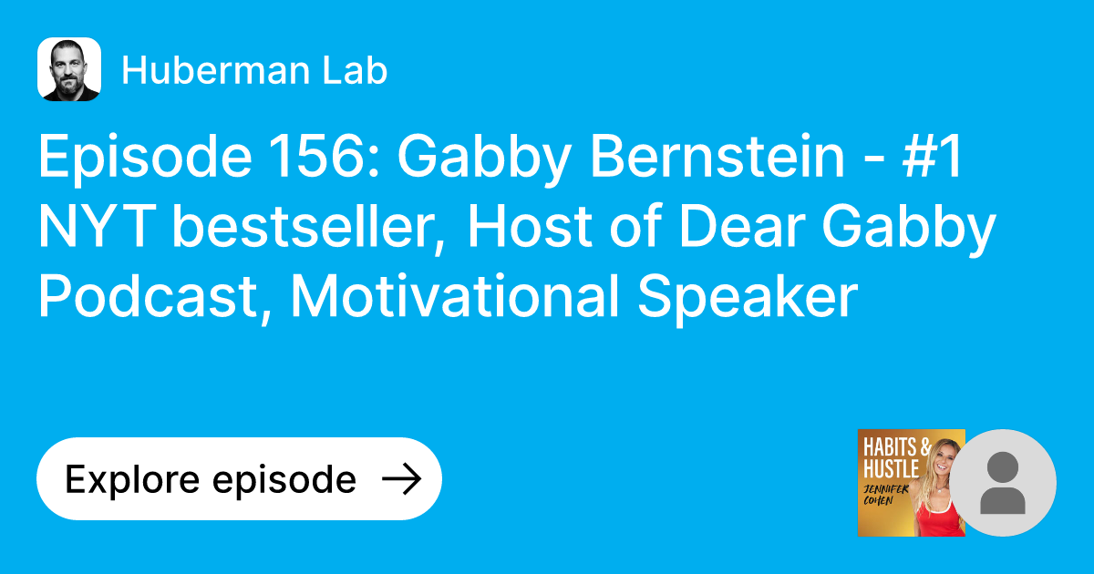 Episode: Episode 156: Gabby Bernstein - #1 NYT bestseller, Host of Dear ...