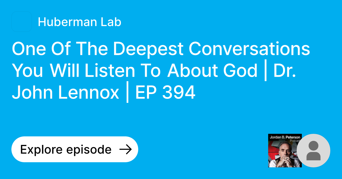 Episode: One Of The Deepest Conversations You Will Listen To About God ...