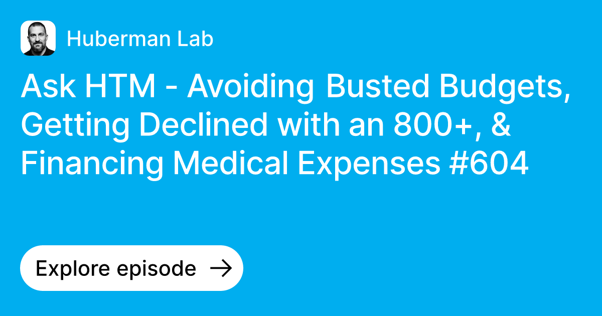 Episode: Ask HTM - Avoiding Busted Budgets, Getting Declined with an ...