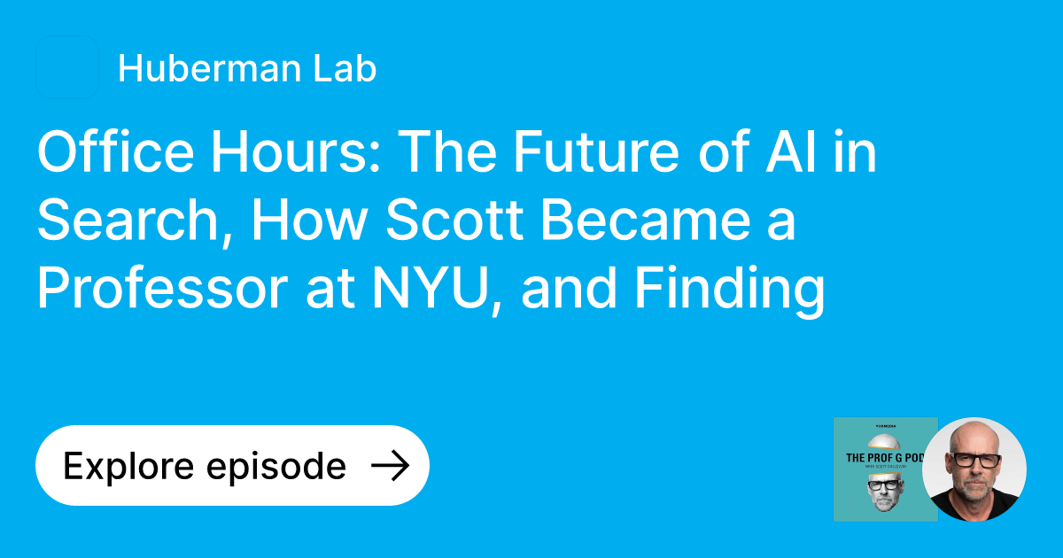 Episode: Office Hours: The Future of AI in Search, How Scott Became a ...