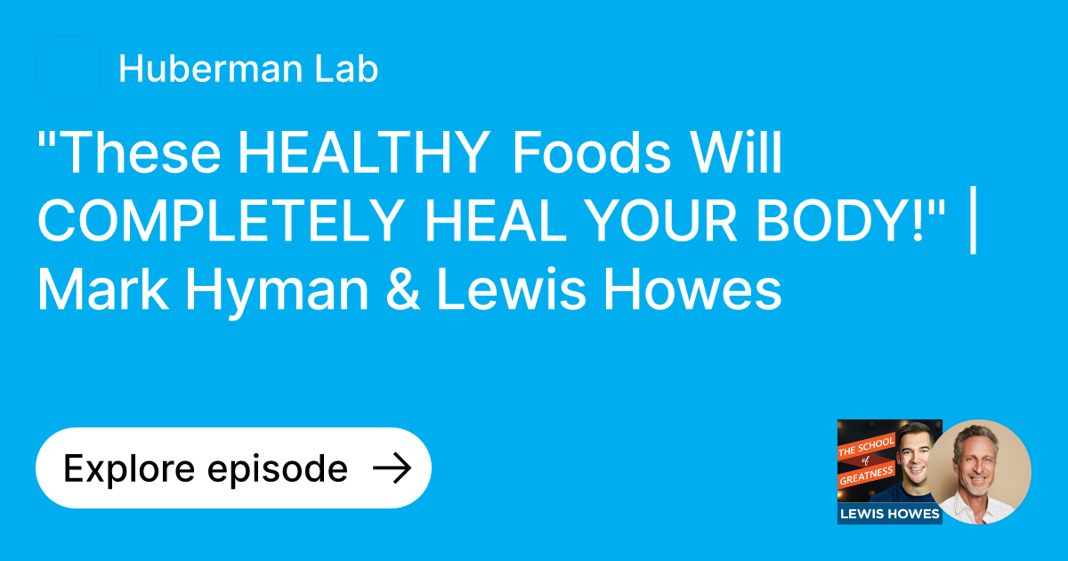 Episode: "These HEALTHY Foods Will COMPLETELY HEAL YOUR BODY!" | Mark ...