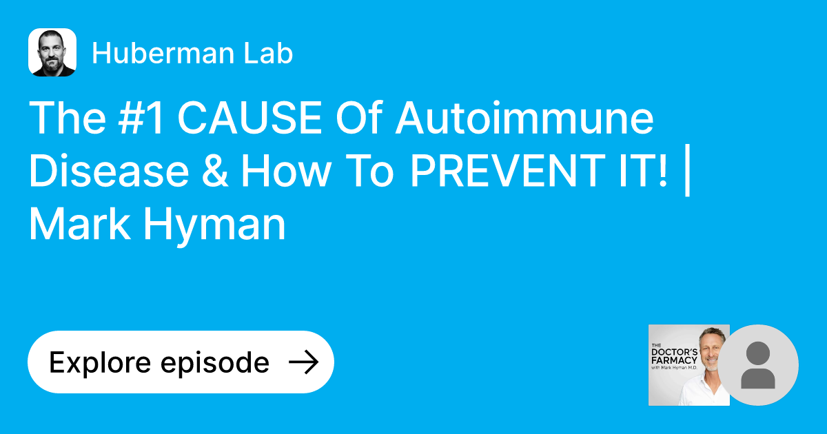 Episode: The #1 CAUSE Of Autoimmune Disease & How To PREVENT IT! | Mark ...
