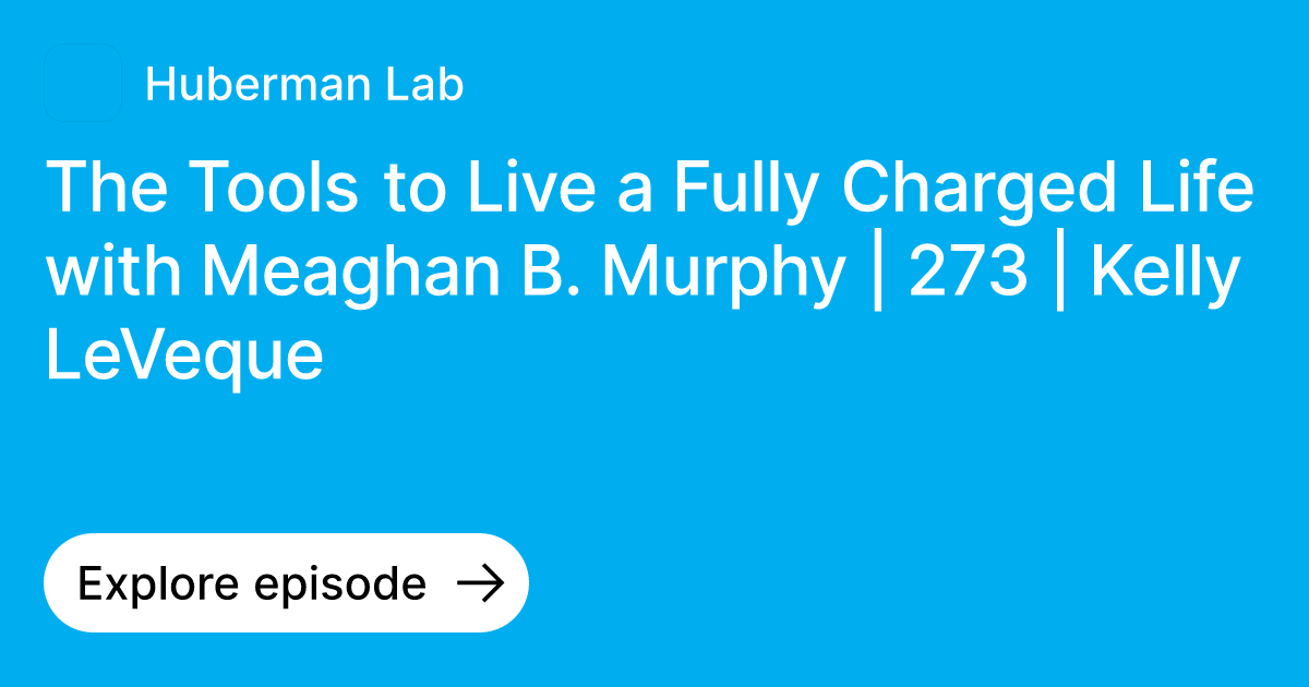 Episode: The Tools to Live a Fully Charged Life with Meaghan B. Murphy ...