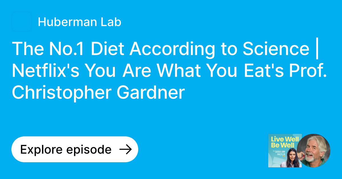 Episode: The No.1 Diet According to Science | Netflix's You Are What ...