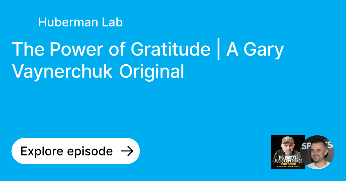 Episode: The Power of Gratitude | A Gary Vaynerchuk Original | Ask ...