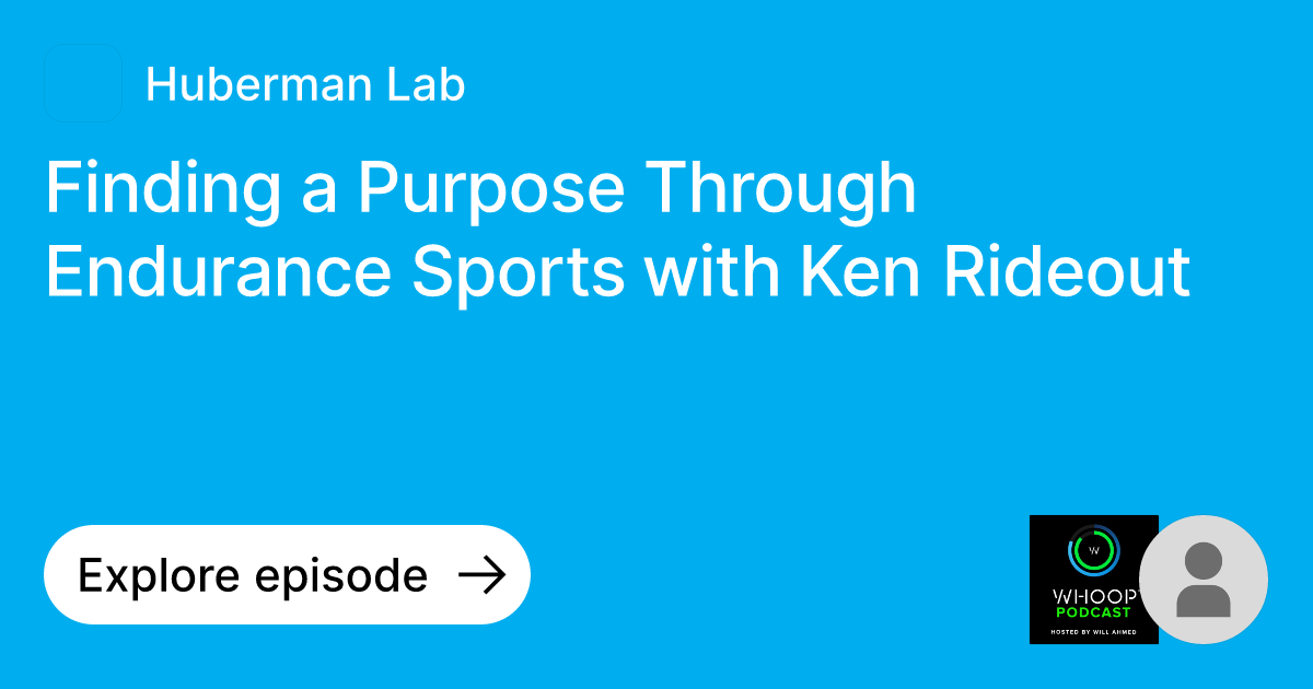 Episode: Finding a Purpose Through Endurance Sports with Ken Rideout ...