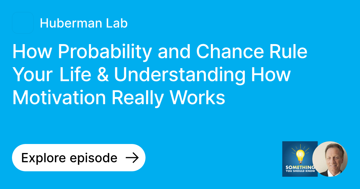 Episode: How Probability and Chance Rule Your Life & Understanding How ...