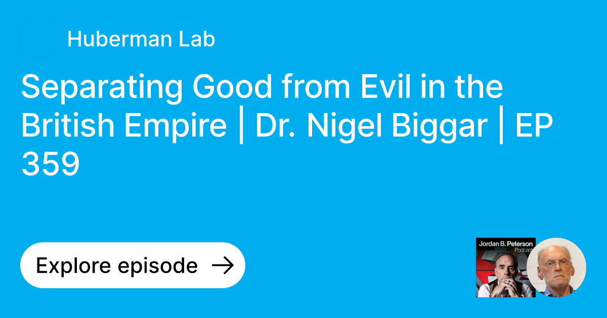 Episode: Separating Good from Evil in the British Empire | Dr. Nigel ...