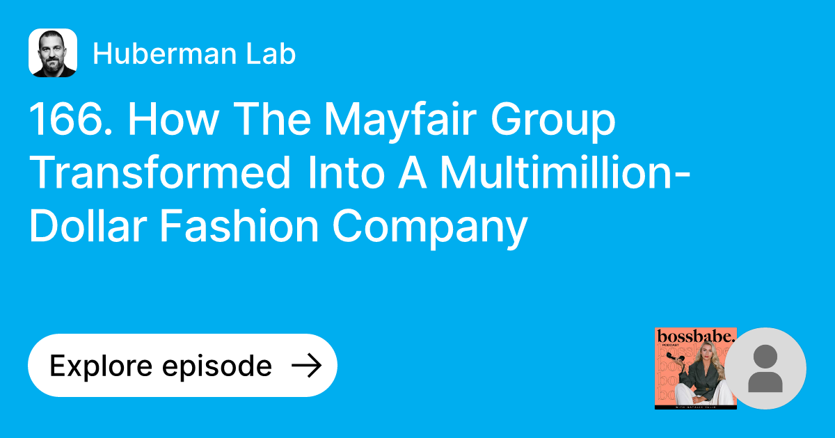 Episode: 166. How The Mayfair Group Transformed Into A Multimillion ...