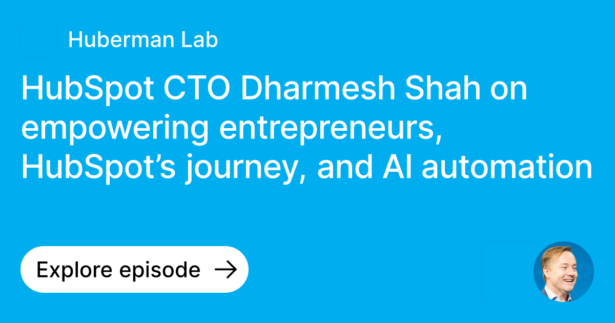 Episode: HubSpot CTO Dharmesh Shah on empowering entrepreneurs, HubSpot ...