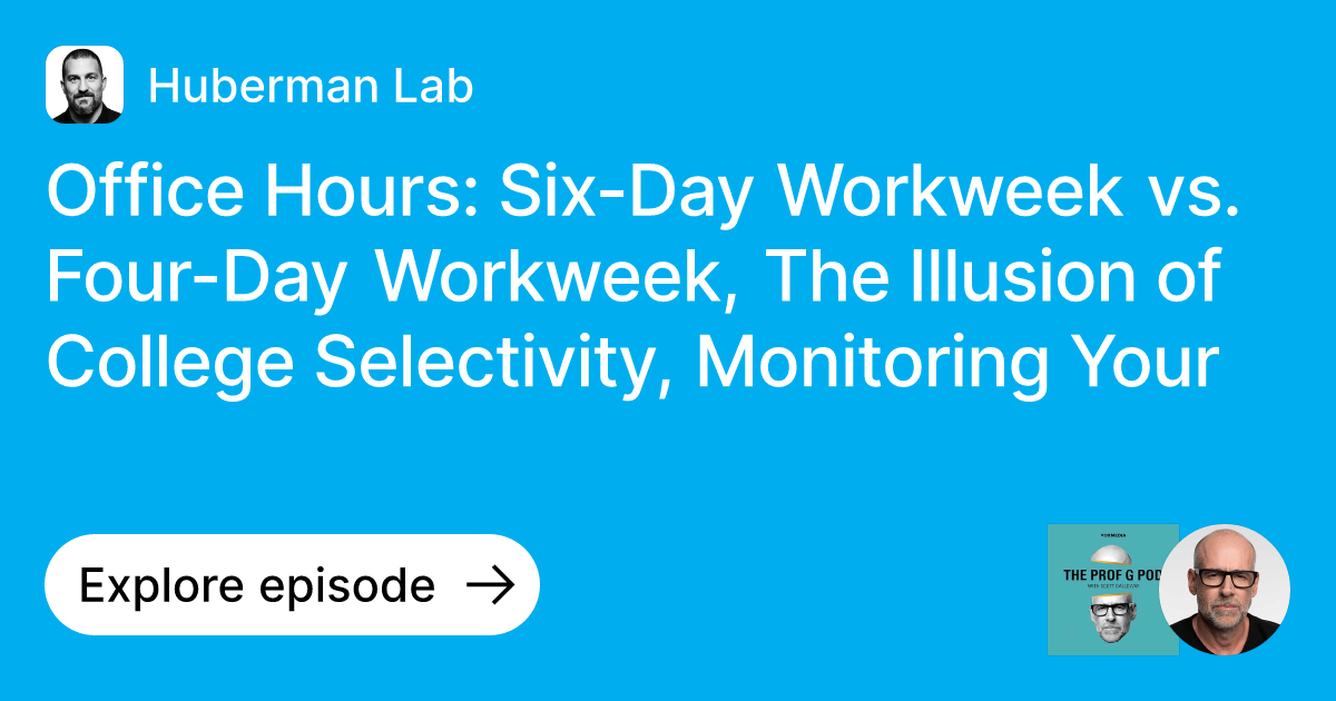 Episode: Office Hours: Six-Day Workweek vs. Four-Day Workweek, The ...