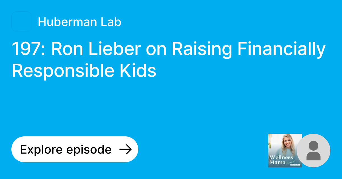 Episode: 197: Ron Lieber on Raising Financially Responsible Kids | Ask ...