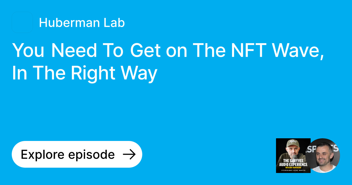 You Need To Get on The NFT Wave, In The Right Way