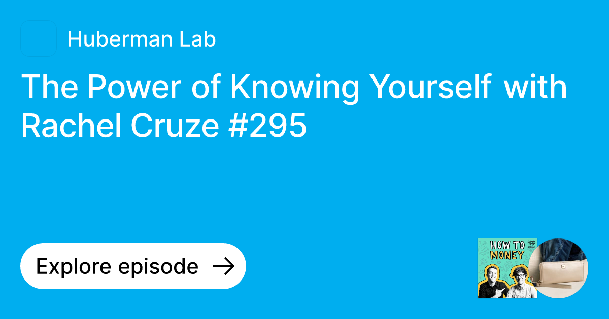 The Power of Knowing Yourself with Rachel Cruze #295