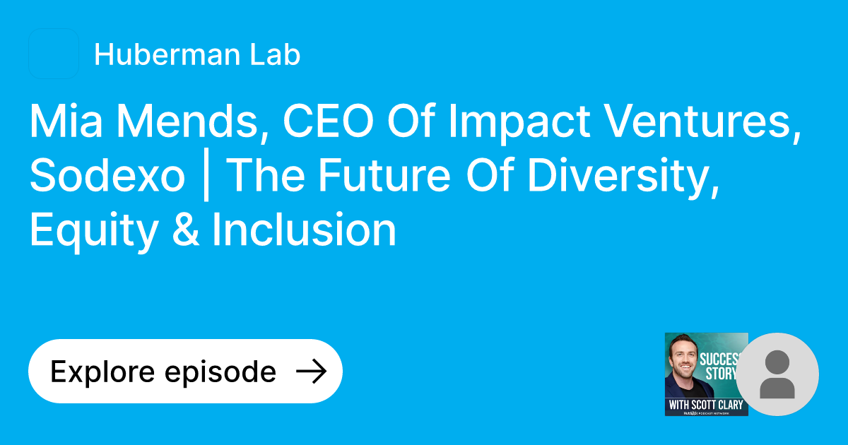 Episode: Mia Mends, CEO Of Impact Ventures, Sodexo | The Future Of ...