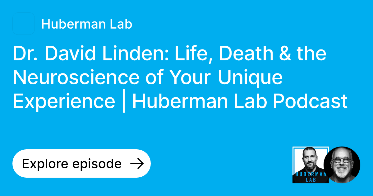 Episode: Dr. David Linden: Life, Death & the Neuroscience of Your ...
