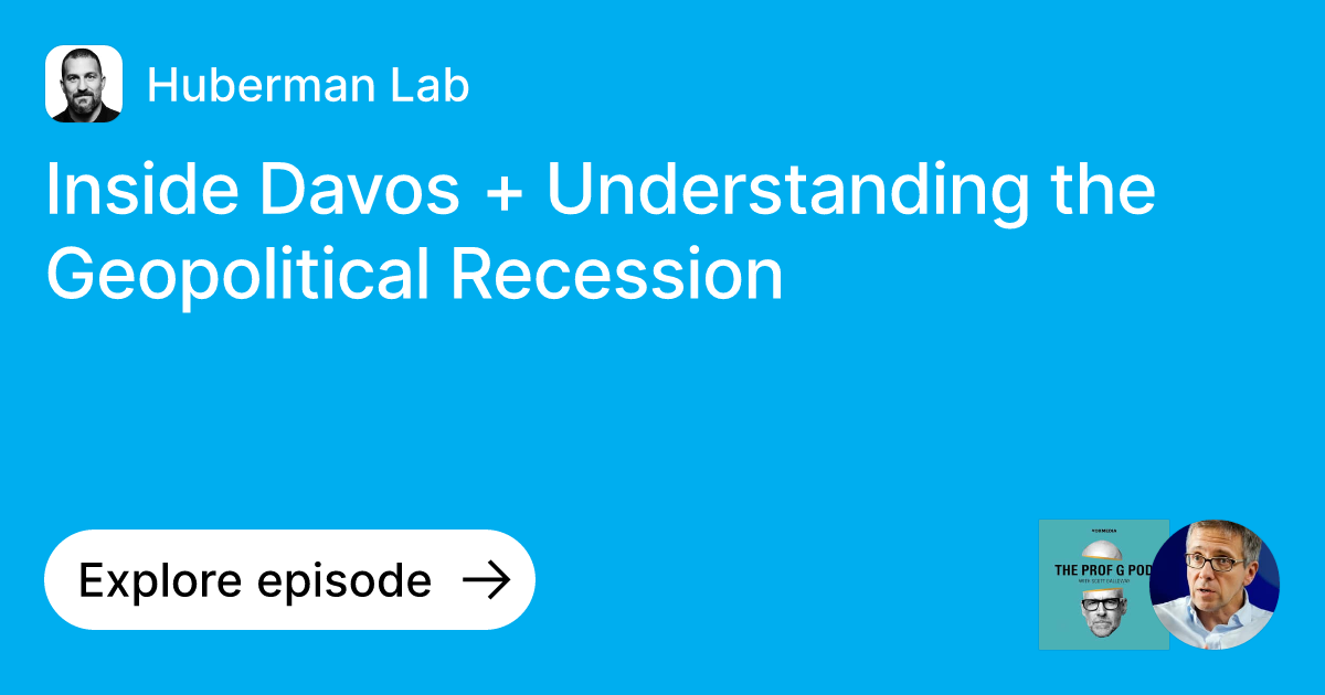 Episode: Inside Davos + Understanding the Geopolitical Recession | Ask ...