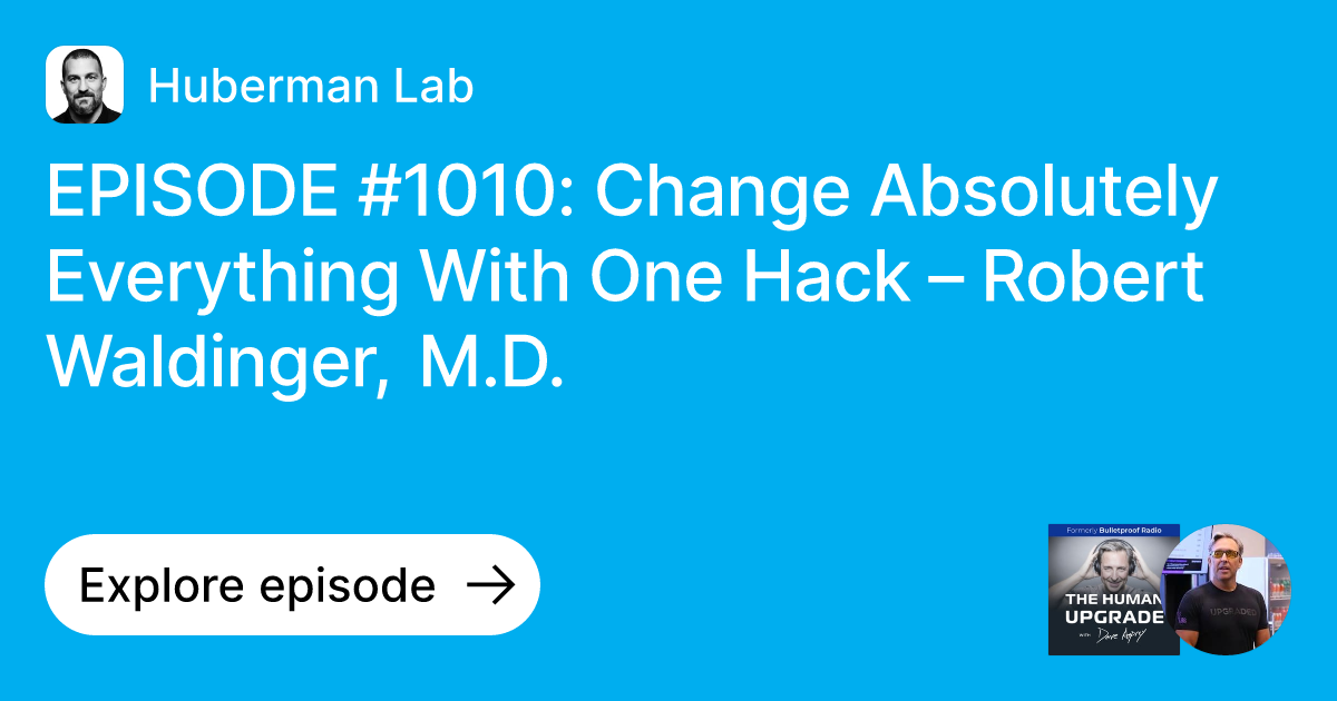 Episode: EPISODE #1010: Change Absolutely Everything With One Hack ...