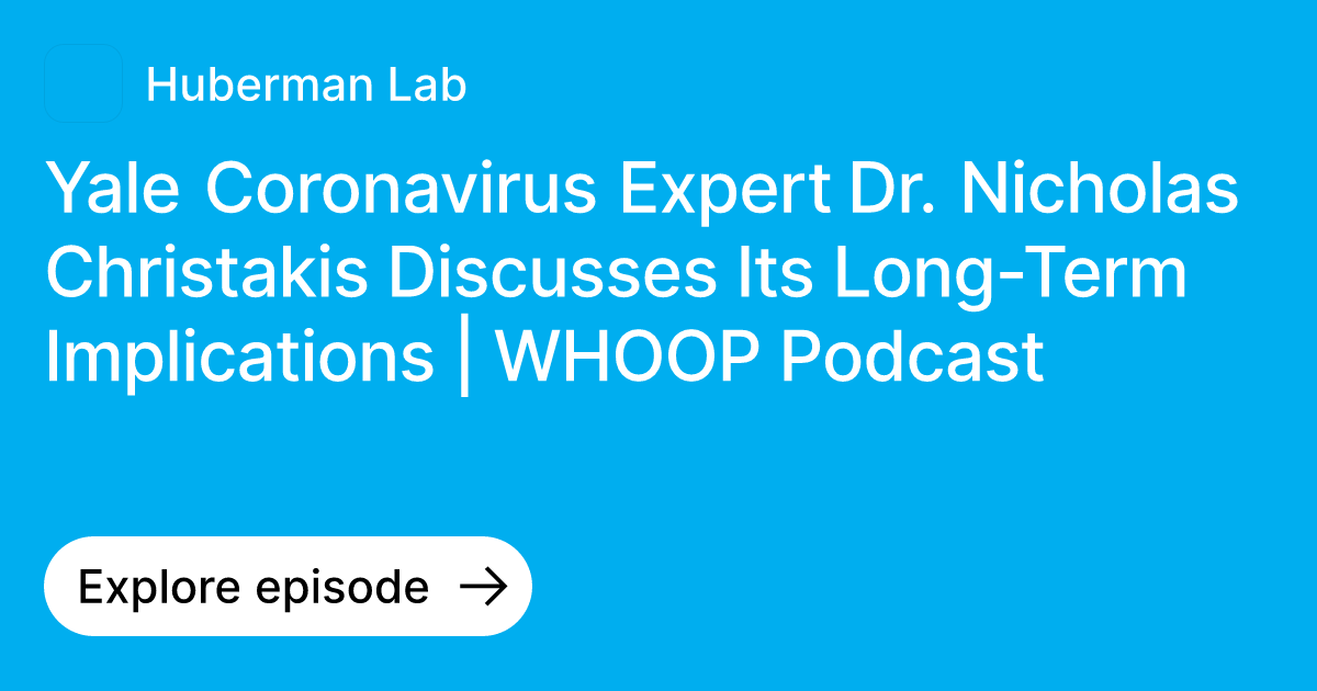 Episode: Yale Coronavirus Expert Dr. Nicholas Christakis Discusses Its ...