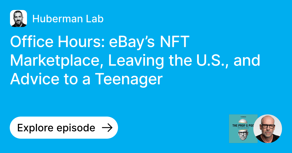 Episode: Office Hours: eBay’s NFT Marketplace, Leaving the U.S., and ...