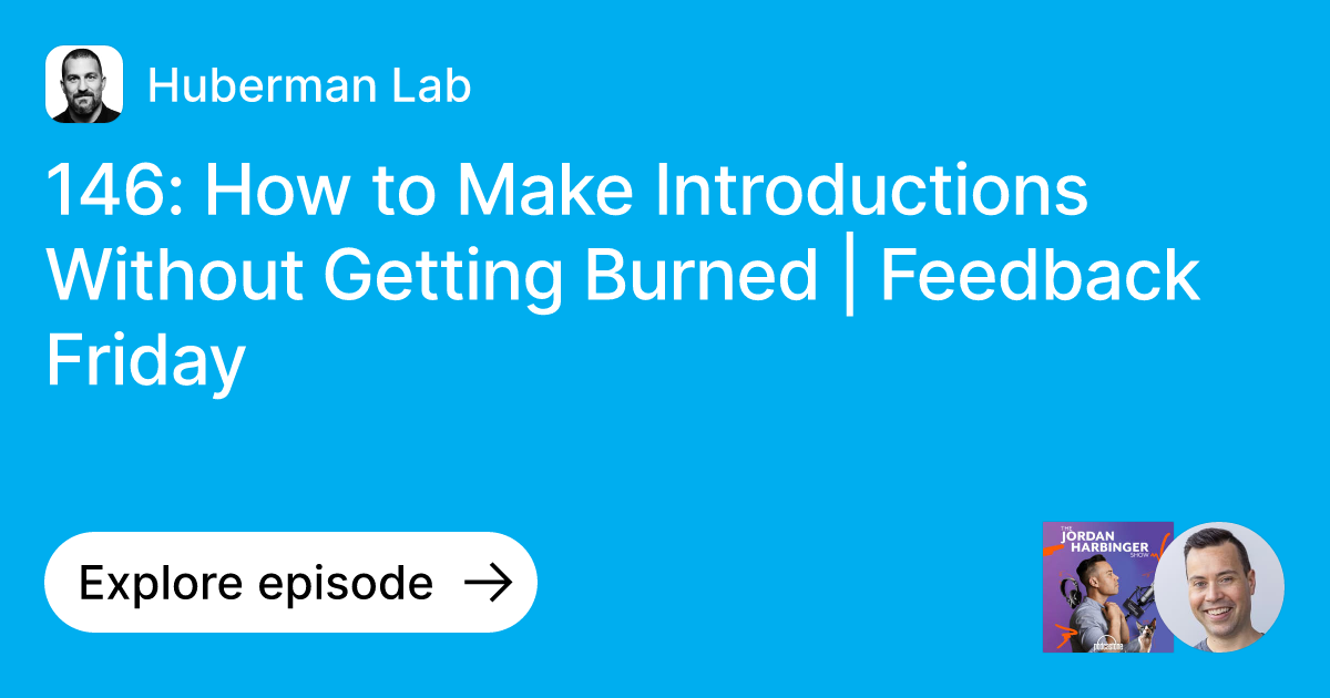 Episode: 146: How to Make Introductions Without Getting Burned ...