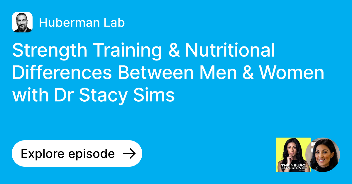 Episode: Strength Training & Nutritional Differences Between Men ...