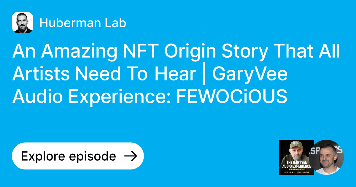 Episode: An Amazing NFT Origin Story That All Artists Need To Hear ...