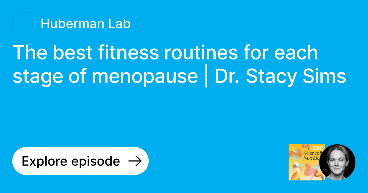 Episode: The best fitness routines for each stage of menopause | Dr ...