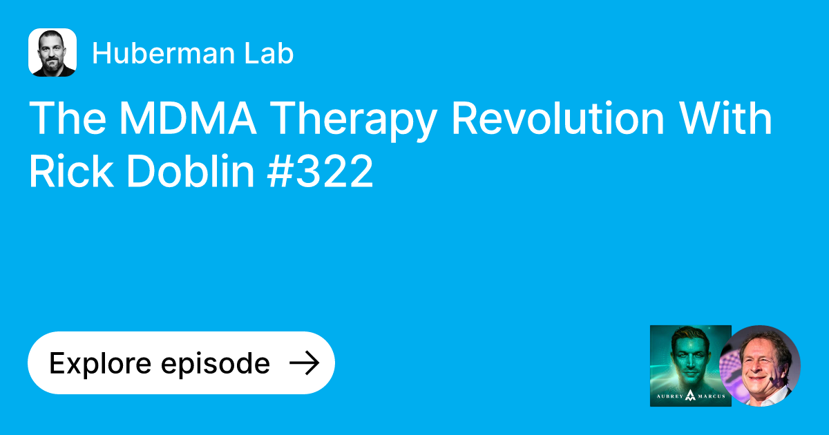 Episode: The MDMA Therapy Revolution With Rick Doblin #322 | Ask ...