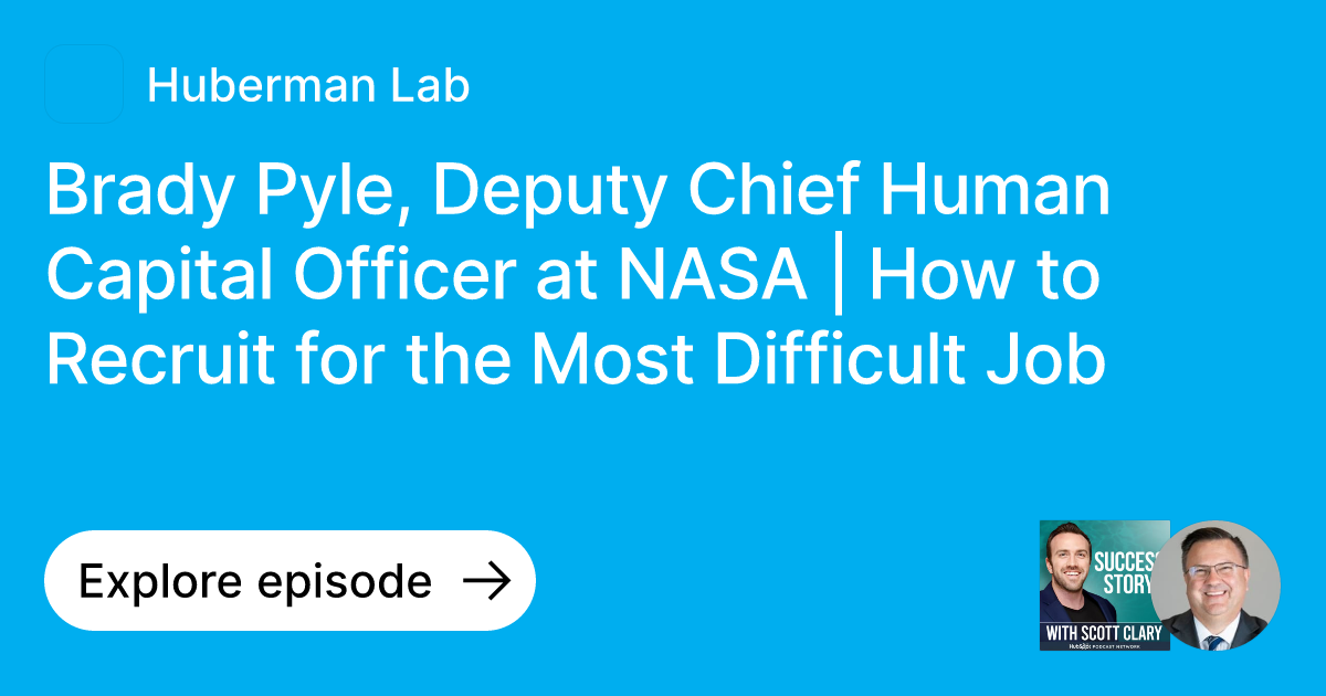 Episode: Brady Pyle, Deputy Chief Human Capital Officer at NASA | How ...