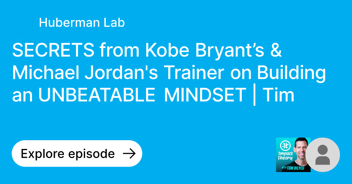 Episode: SECRETS from Kobe Bryant’s & Michael Jordan's Trainer on ...