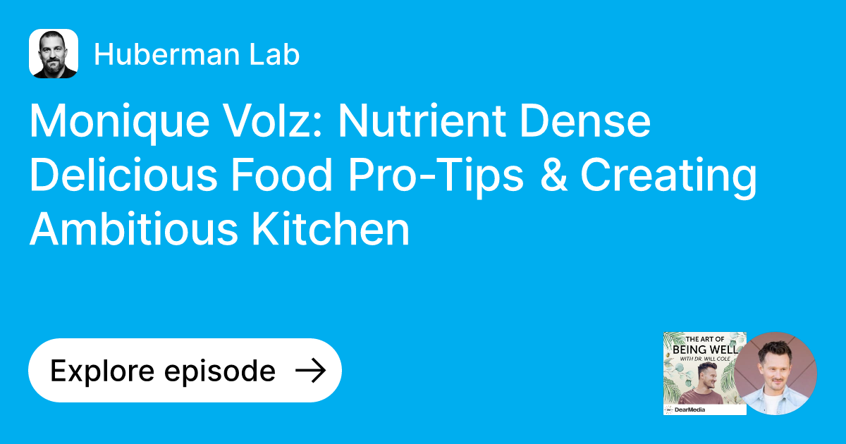 Episode: Monique Volz: Nutrient Dense Delicious Food Pro-Tips ...