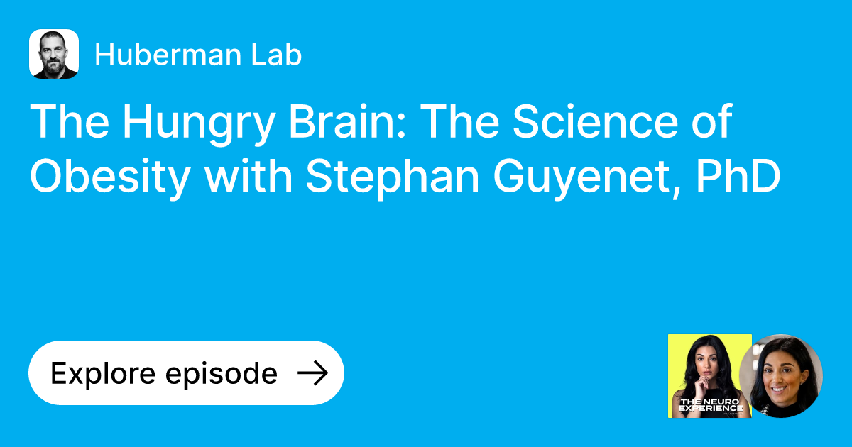 Episode: The Hungry Brain: The Science of Obesity with Stephan Guyenet ...