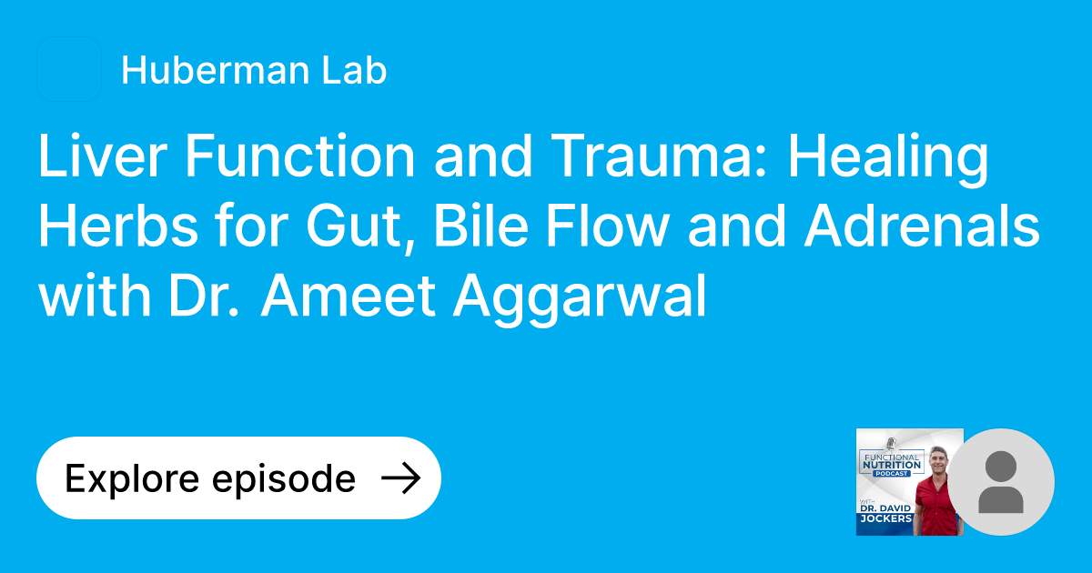 Episode: Liver Function and Trauma: Healing Herbs for Gut, Bile Flow ...