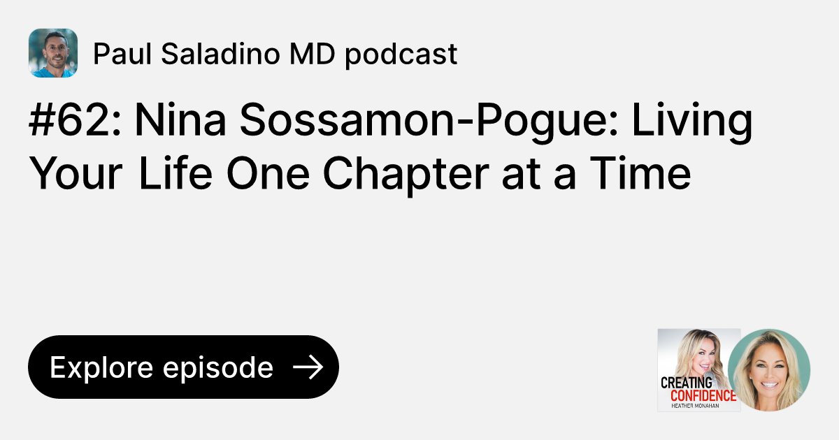 Episode: #62: Nina Sossamon-Pogue: Living Your Life One Chapter at a ...