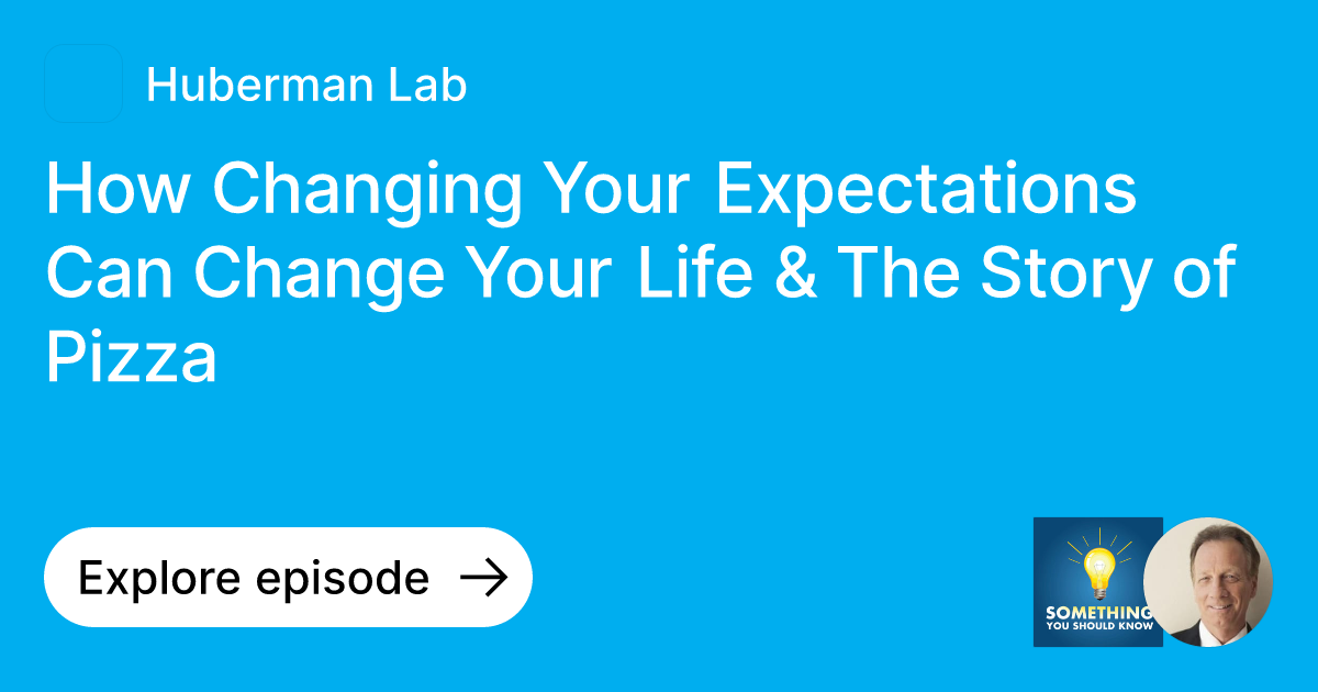 Episode: How Changing Your Expectations Can Change Your Life & The ...