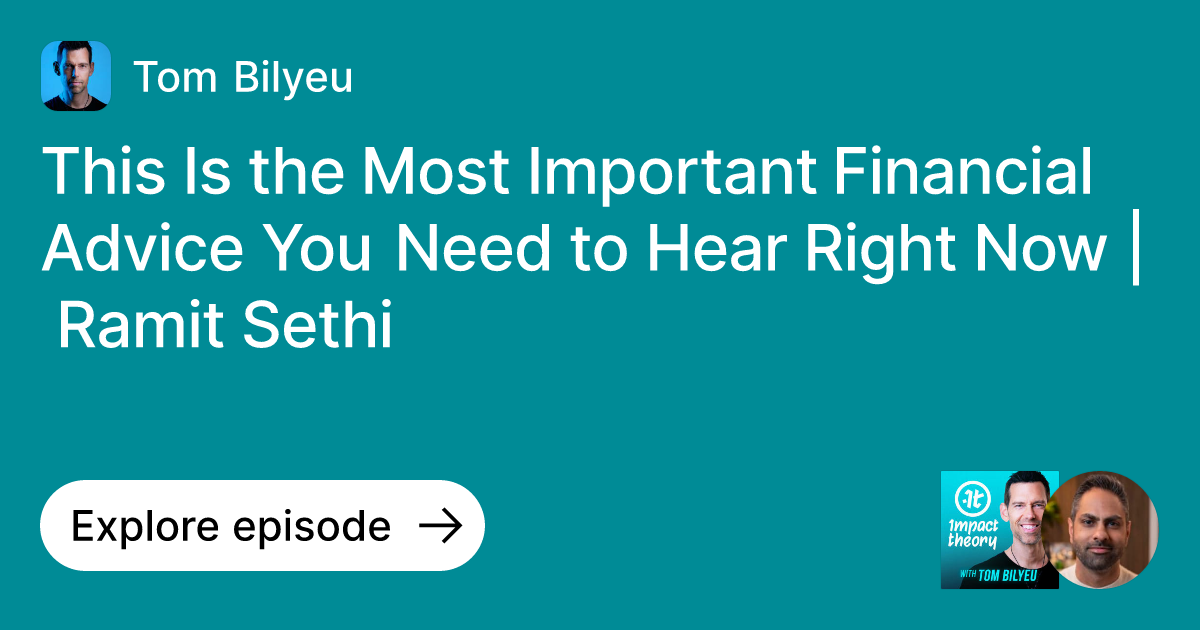 This Is the Most Important Financial Advice You Need to Hear Right Now ...