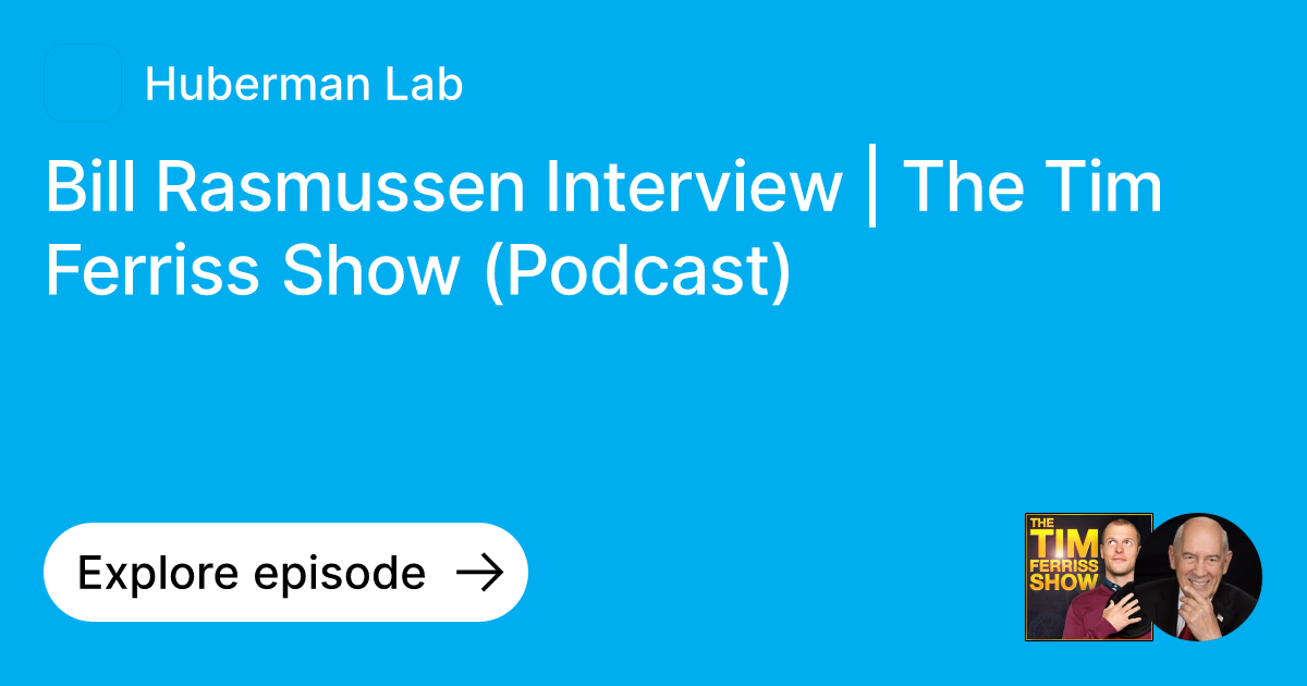 Episode: Bill Rasmussen Interview | The Tim Ferriss Show (Podcast ...