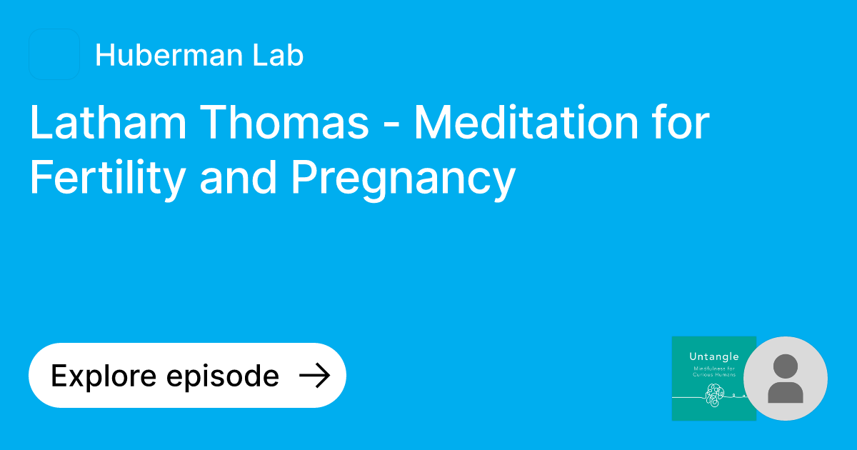 Episode: Latham Thomas - Meditation for Fertility and Pregnancy | Ask ...
