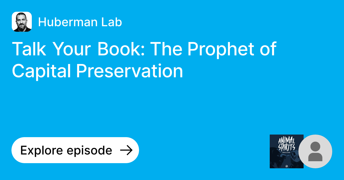 Episode: Talk Your Book: The Prophet of Capital Preservation | Ask ...
