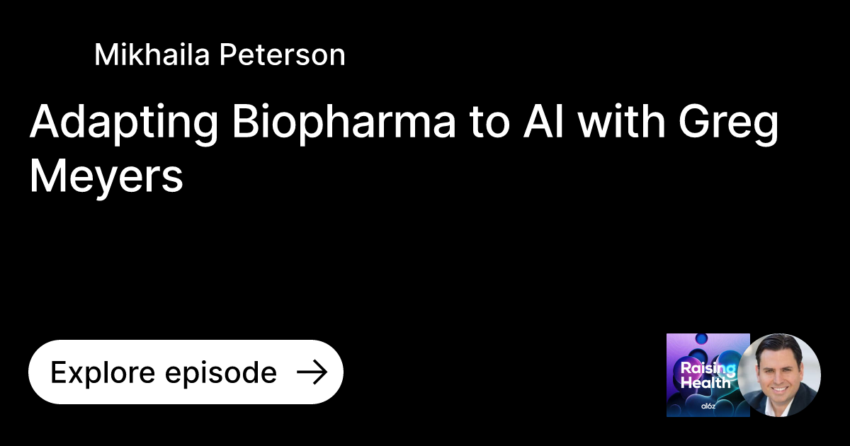 Episode: Adapting Biopharma to AI with Greg Meyers | Ask Mikhaila Peterson