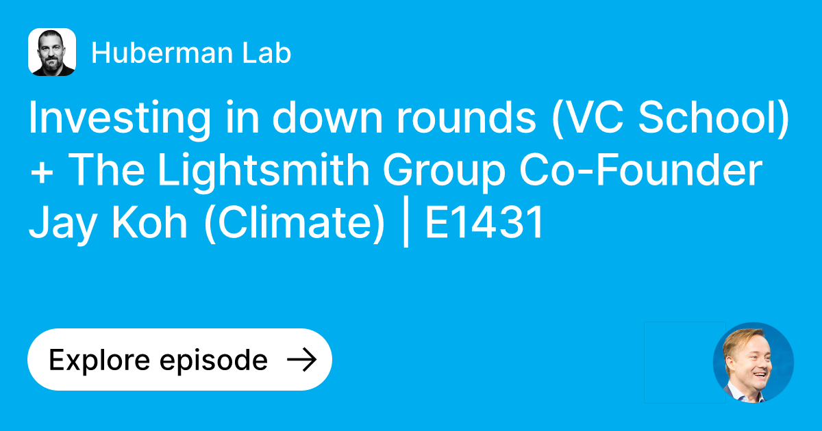 Episode: Investing in down rounds (VC School) + The Lightsmith Group Co ...