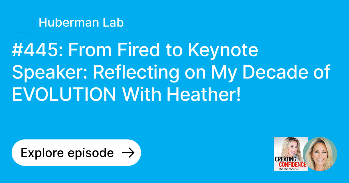 #445: From Fired to Keynote Speaker: Reflecting on My Decade of ...