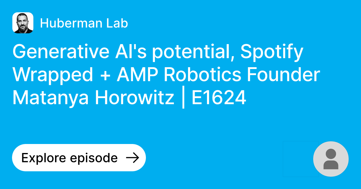 Episode: Generative AI's potential, Spotify Wrapped + AMP Robotics ...