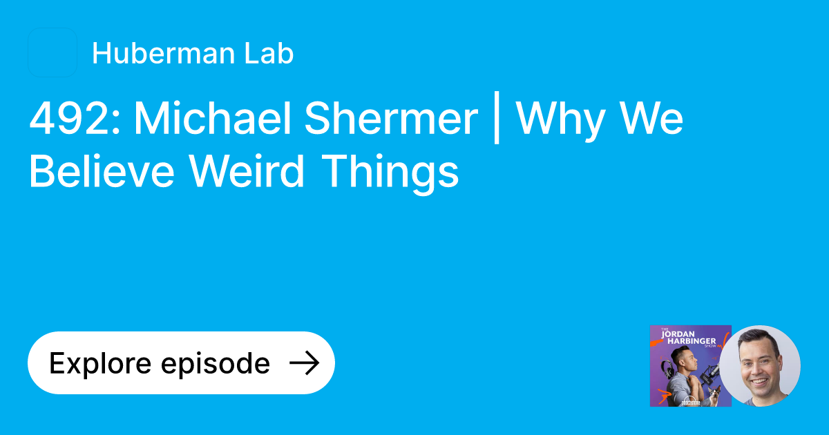 Episode: 492: Michael Shermer | Why We Believe Weird Things | Ask ...