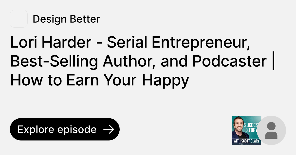 Lori Harder - Serial Entrepreneur, Best-Selling Author, and Podcaster ...