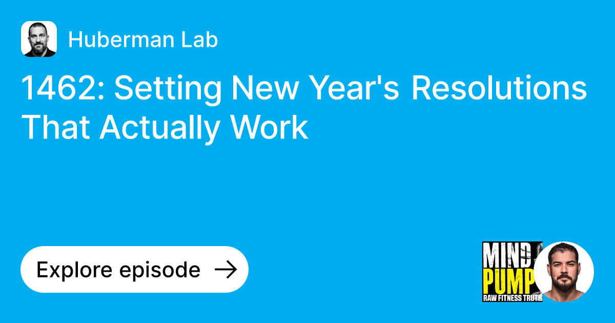 Episode: 1462: Setting New Year's Resolutions That Actually Work | Ask ...